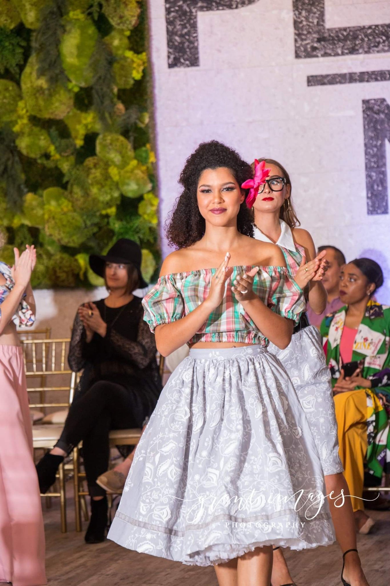 Grey Floral Embroidered Swing Skirt by Hollyville – Hollyville Boutique